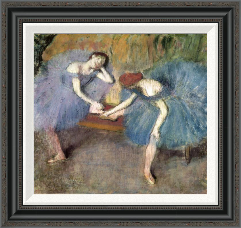 Vault W Artwork 'Two Dancers Resting, c. 1905-1910' by Edgar Degas ...