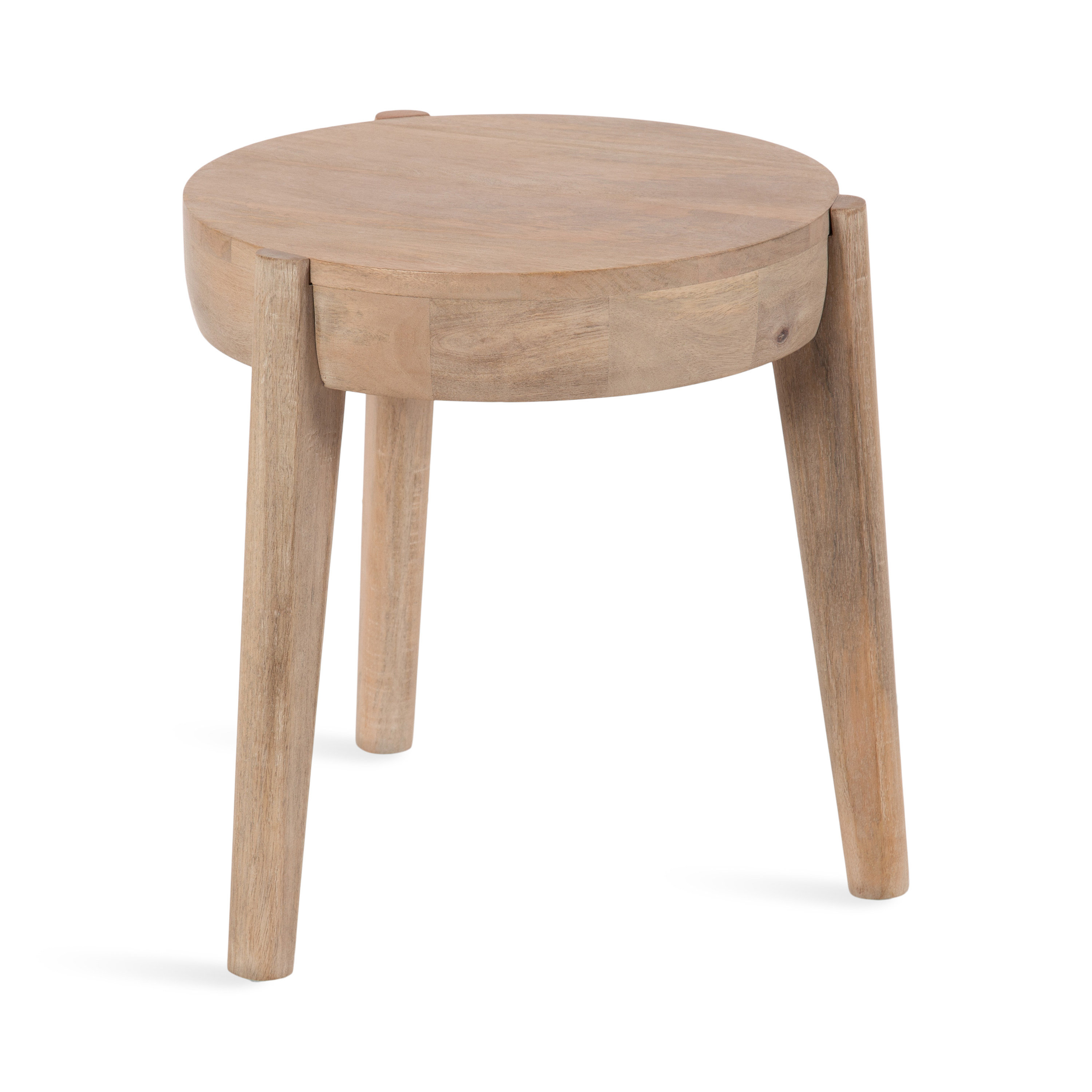 George Oliver Wooden Round Side Table | Wayfair