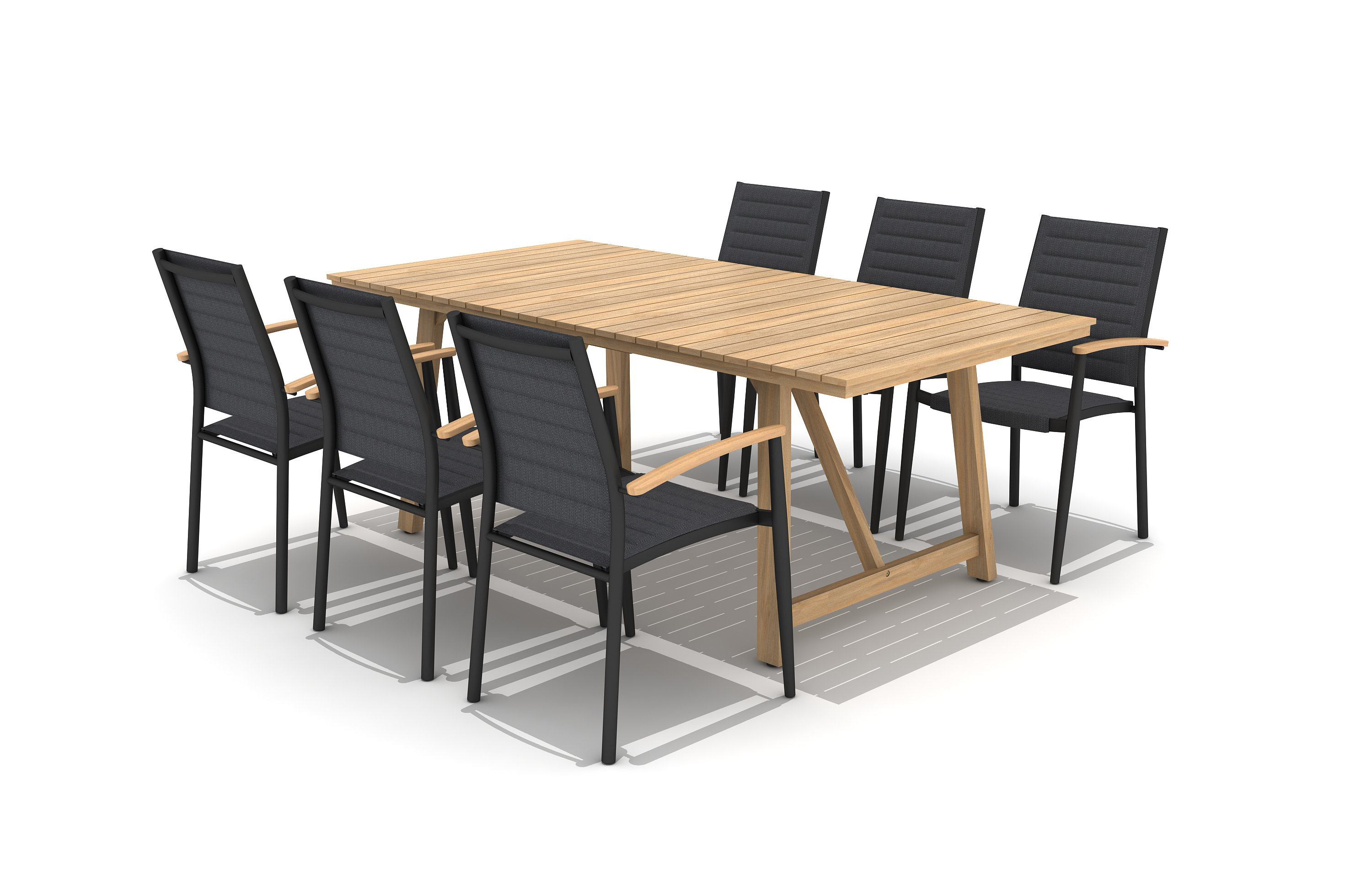 Wade Logan® Cenka 6 - Person Dining Set & Reviews | Birch Lane