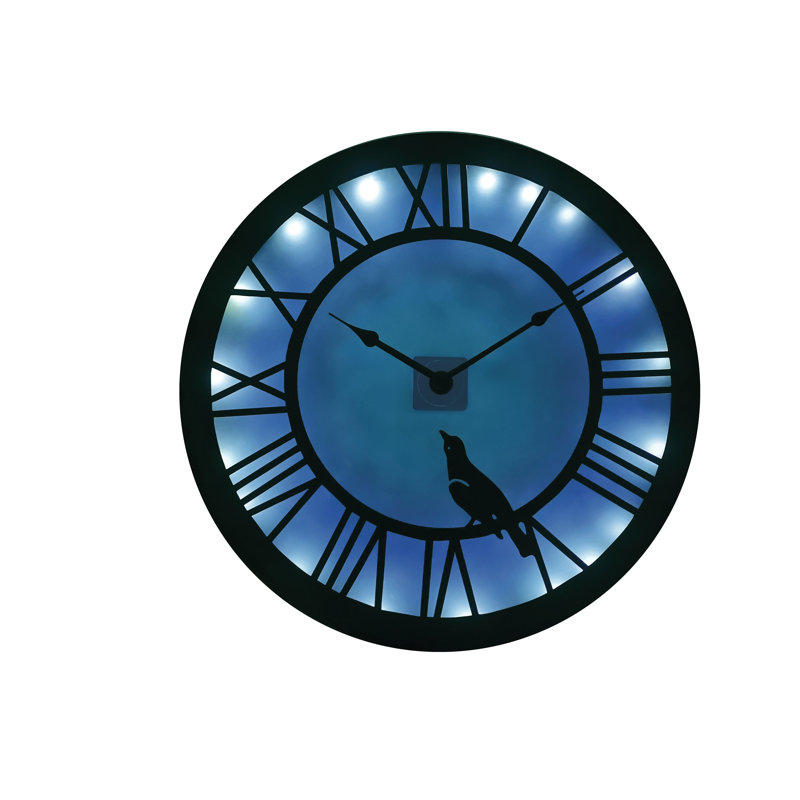 Regal Art & Gift Paradise Solar Clock - Bird & Reviews | Wayfair