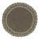 Saro Nevin Glass Bead Embroidered Round Placemat | Wayfair