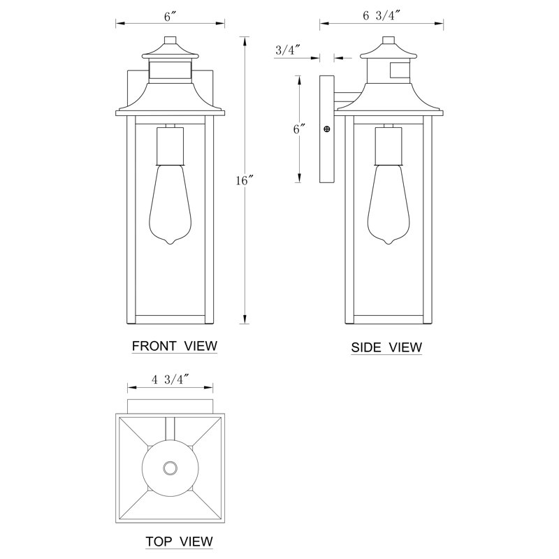 Lark Manor™ Anrea Iron Wall Light & Reviews | Wayfair