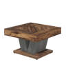 17 Stories 31.5” Square Coffee Table – Modern Rustic Wood Center Table ...