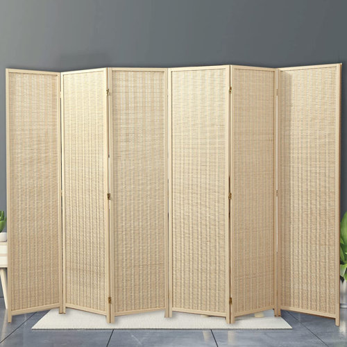 Winston Porter 6ft Tall Folding Privacy Screen for Room Separation ...