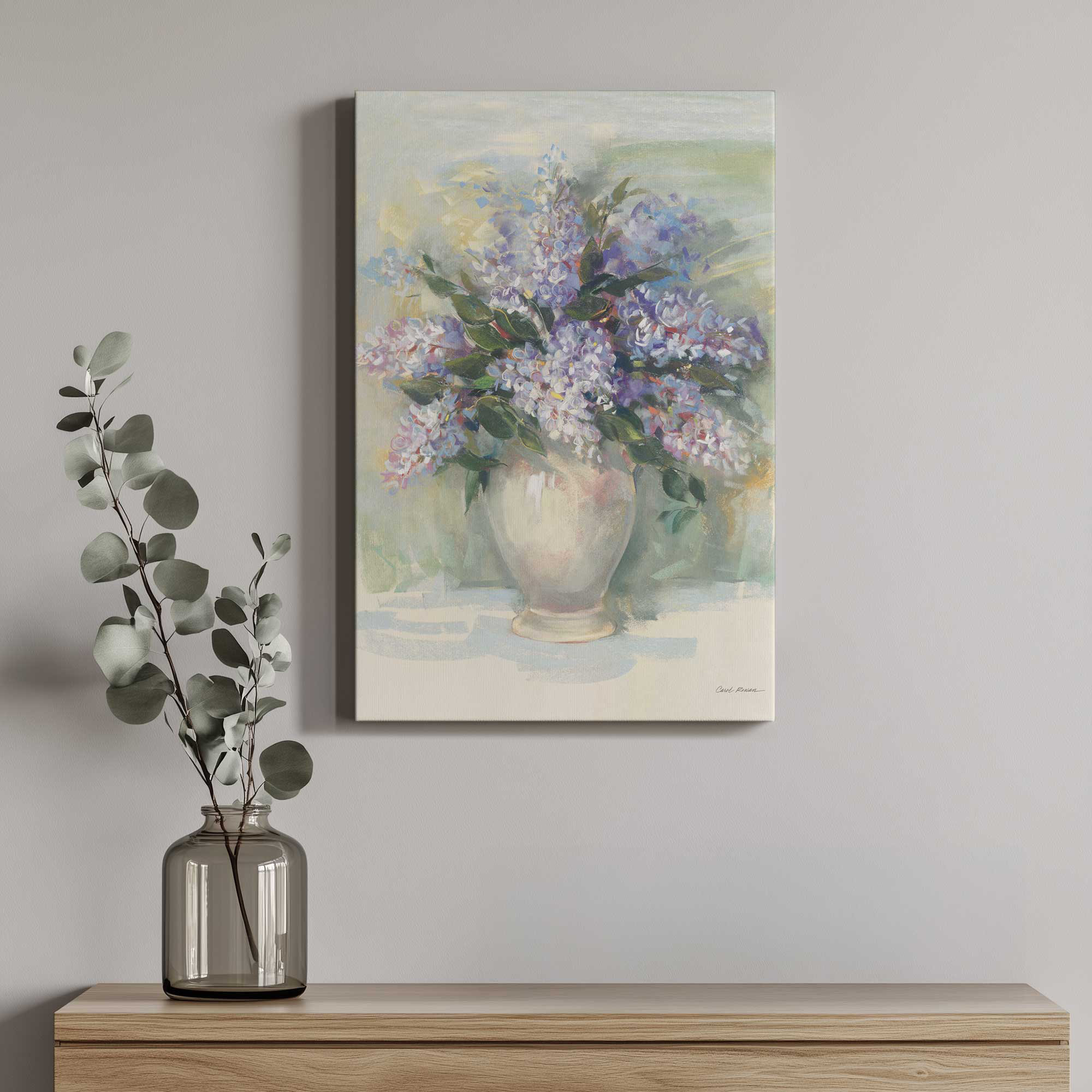 Red Barrel Studio® Lilacs for Kathy by Carol Rowan Art Print | Wayfair