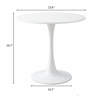 George Oliver Elegant Stability Mdf Steel Modern Dining Table For ...