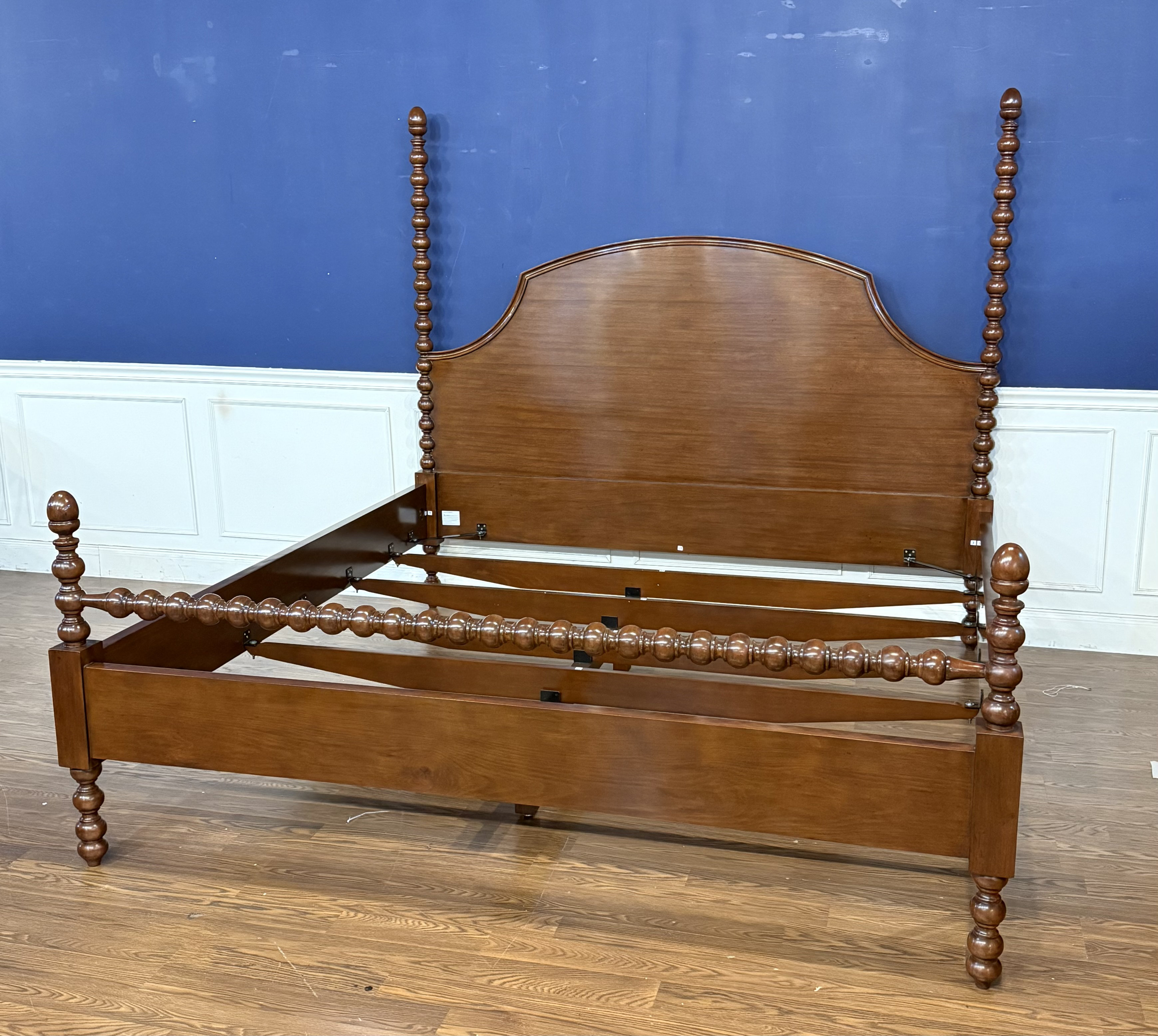 Leighton Hall Furniture Mahogany Spindle Bed | Perigold