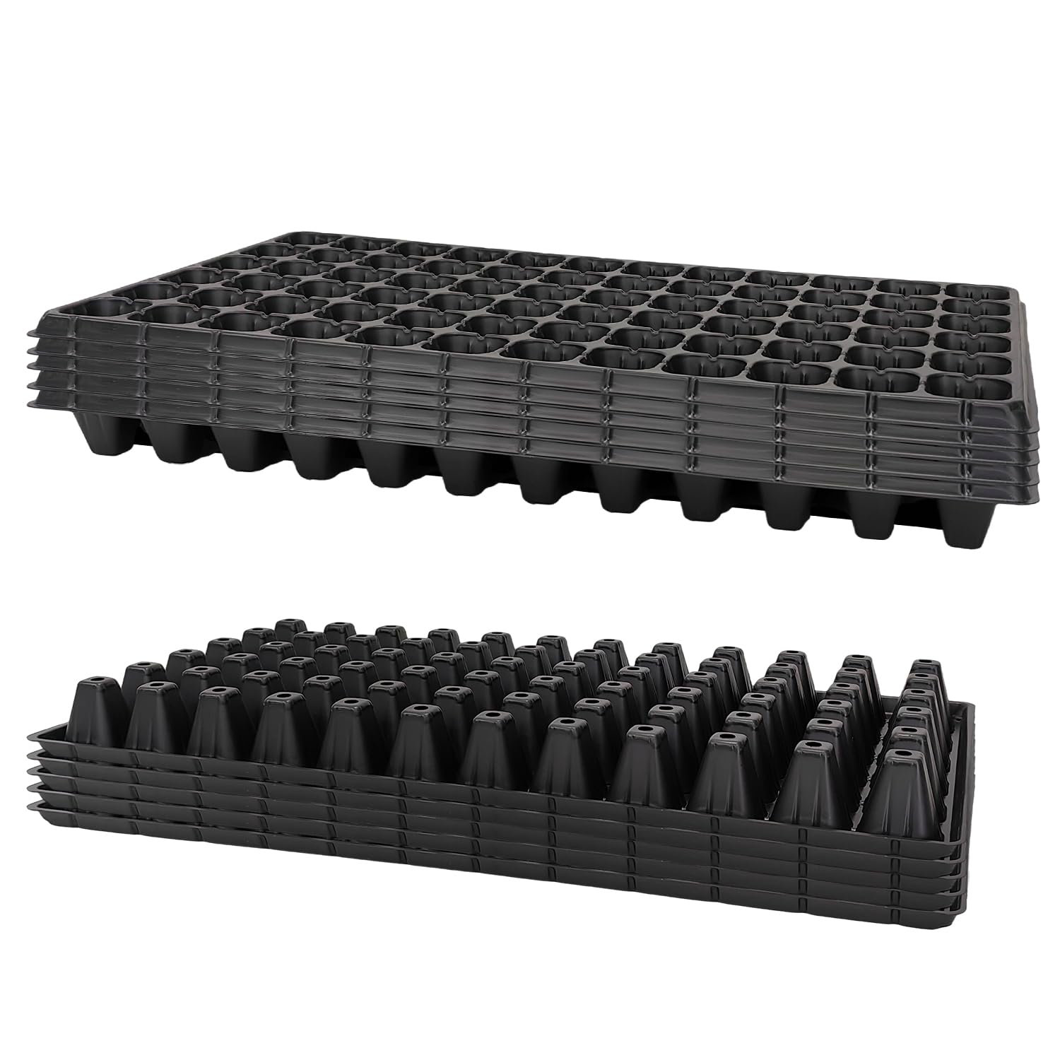 UNIVERSAL WINDOW SOLUTIONS 72 Cell Seed Trays, Thick Durable 72 Cell ...