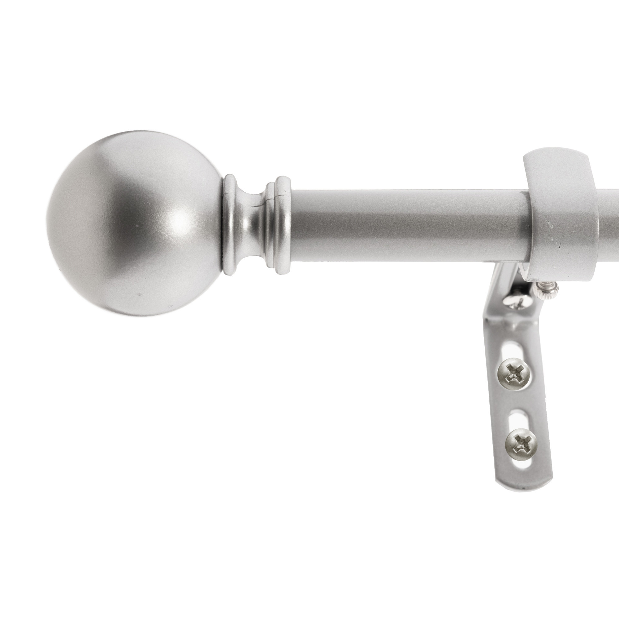 Canora Grey Aaria Adjustable Bay Window Single Curtain Rod & Reviews ...