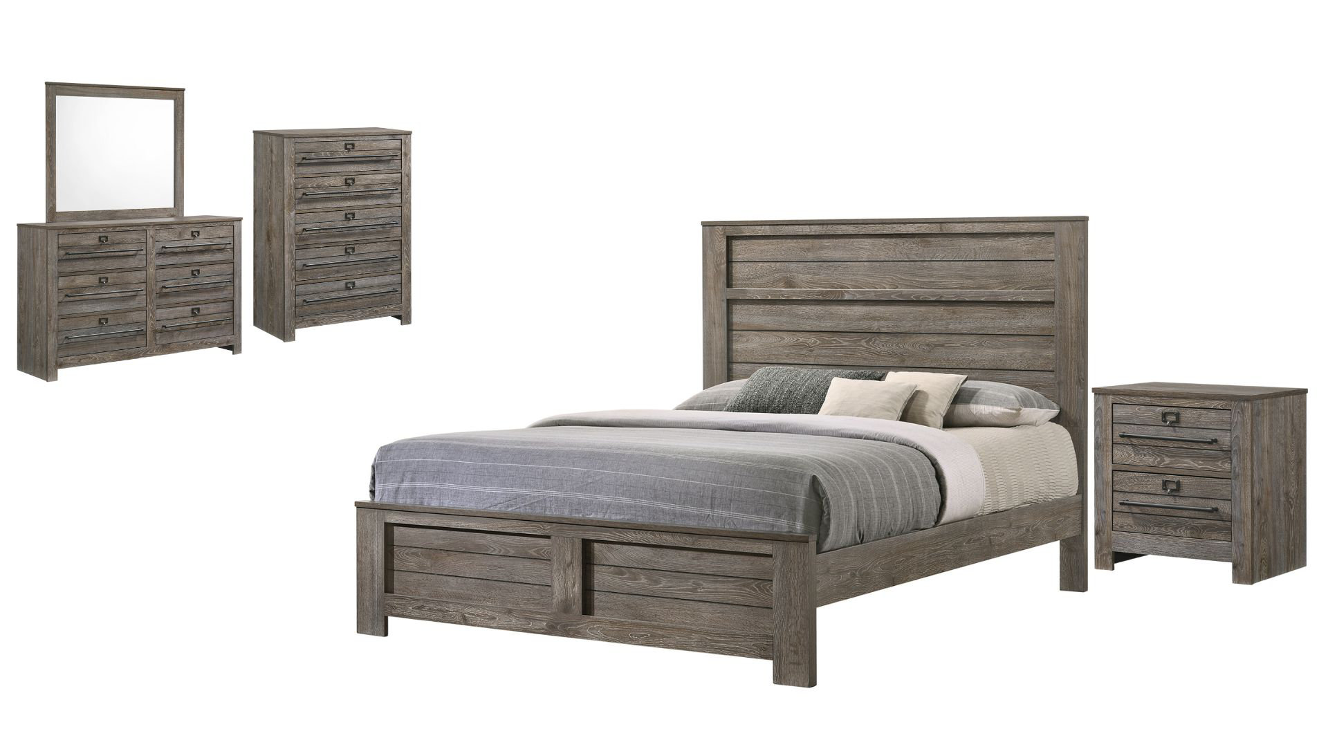 Millwood Pines Thyri Standard 6 Piece Bedroom Set | Wayfair