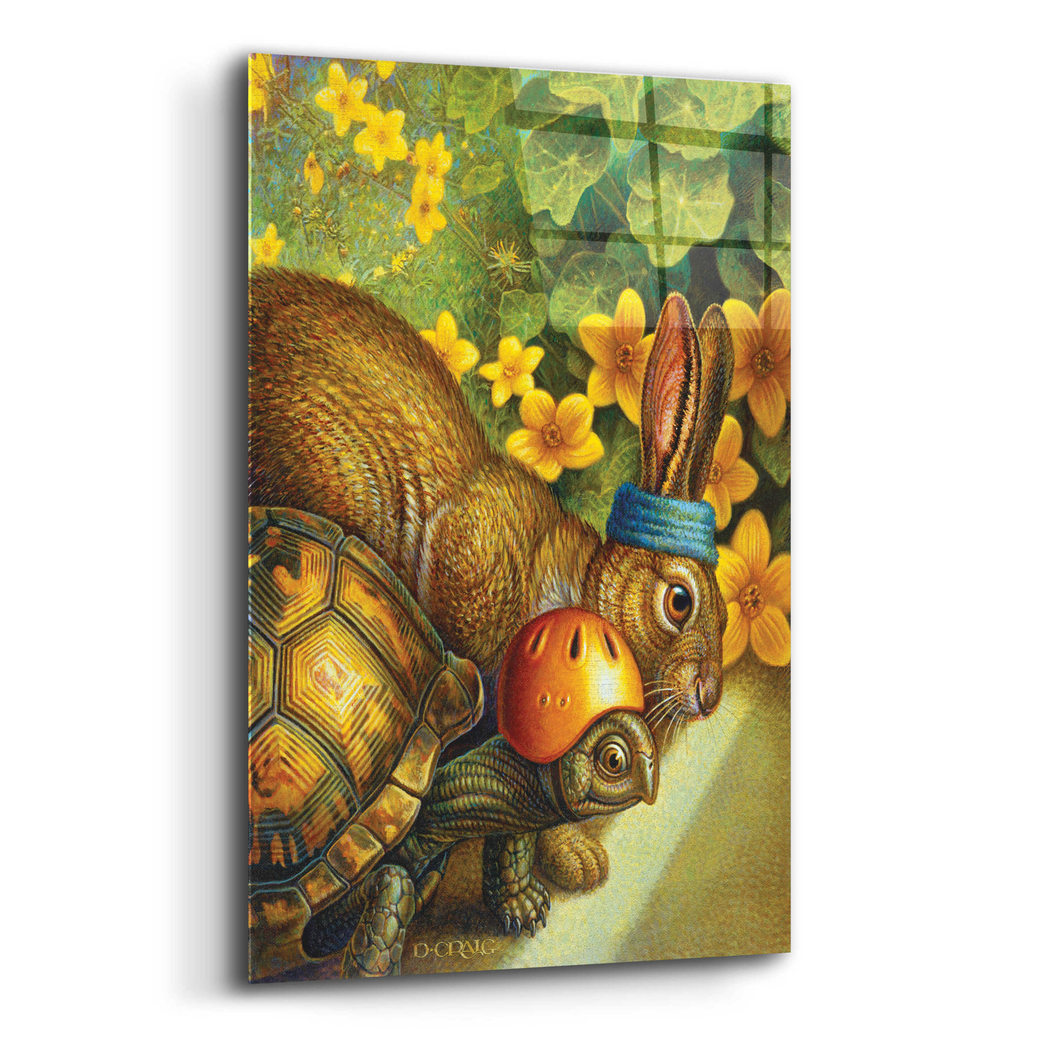 Winston Porter 'Tortoise And Hare' By Dan Craig Acrylic Glass Wall Art ...