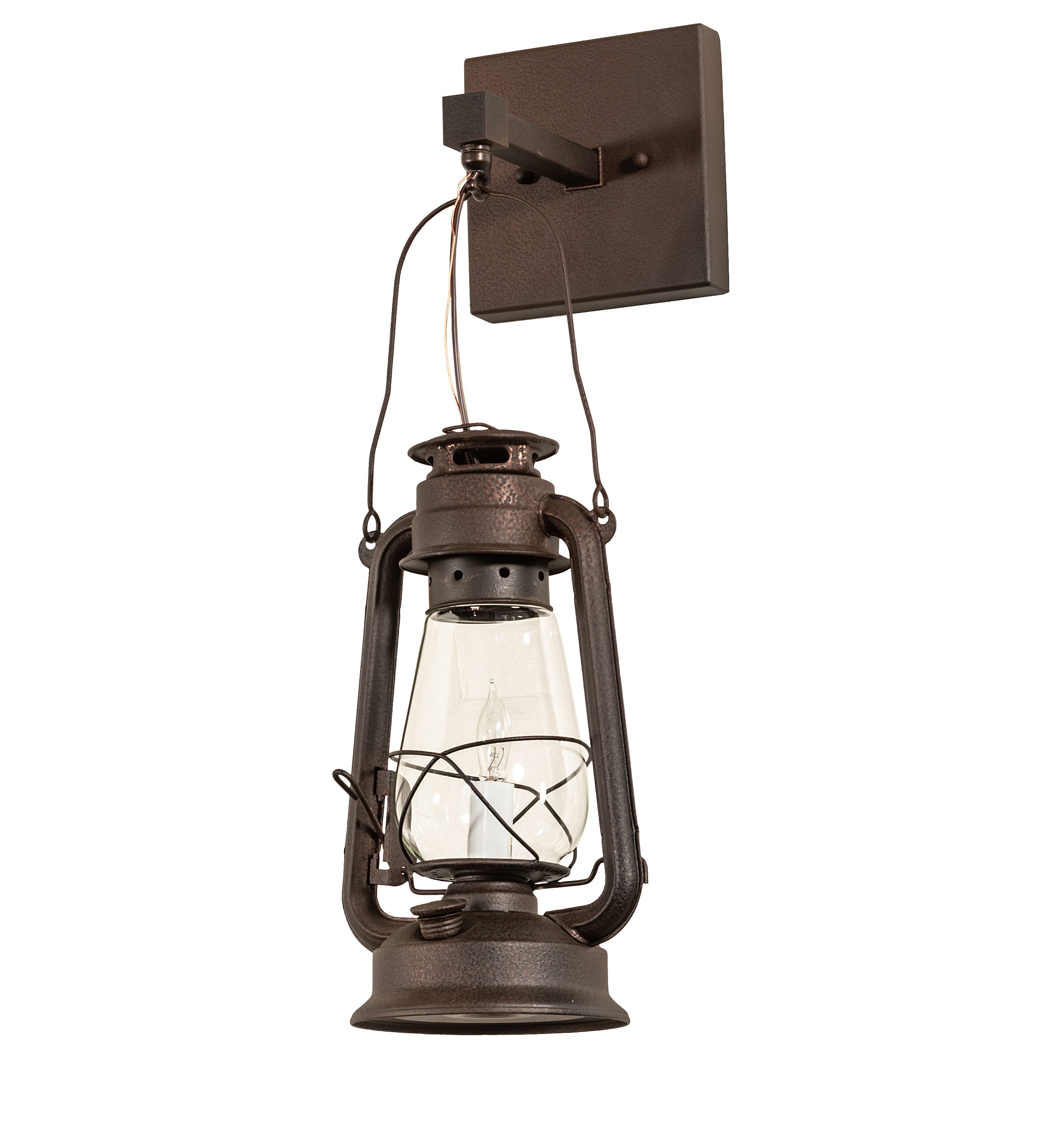 Longshore Tides Arvile Steel Metal Armed Wall Sconce | Wayfair