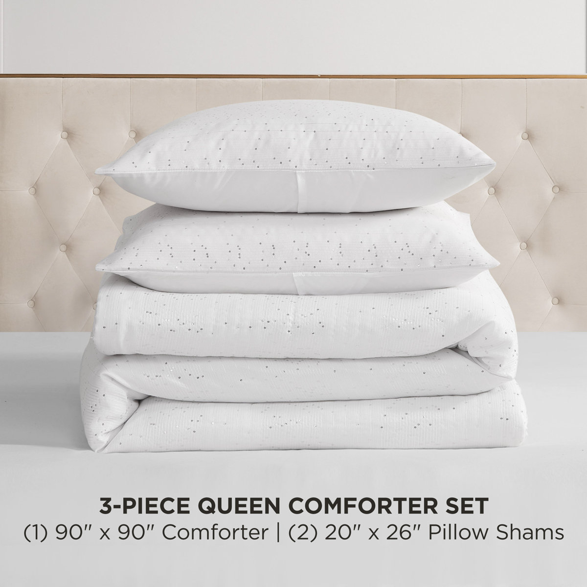 Juicy Couture Queenie Sequin Comforter Sets & Reviews | Wayfair