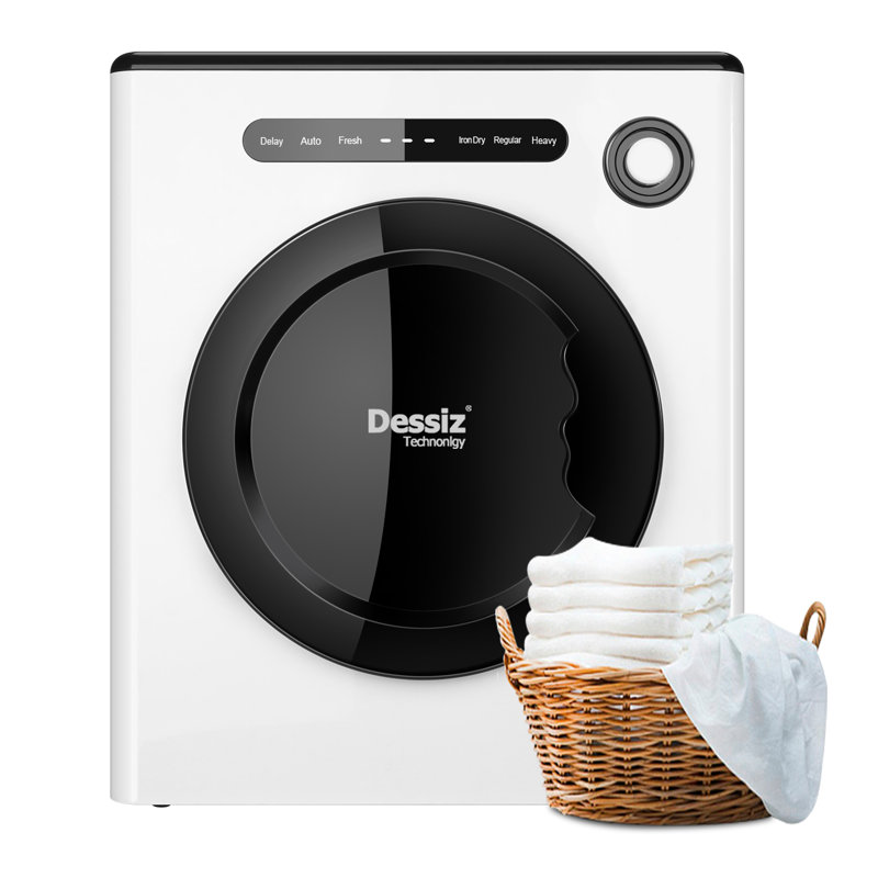 Jeremy Cass LLC 1.6 cu. ft. Front Load Electric Dryer with 6 Programs ...