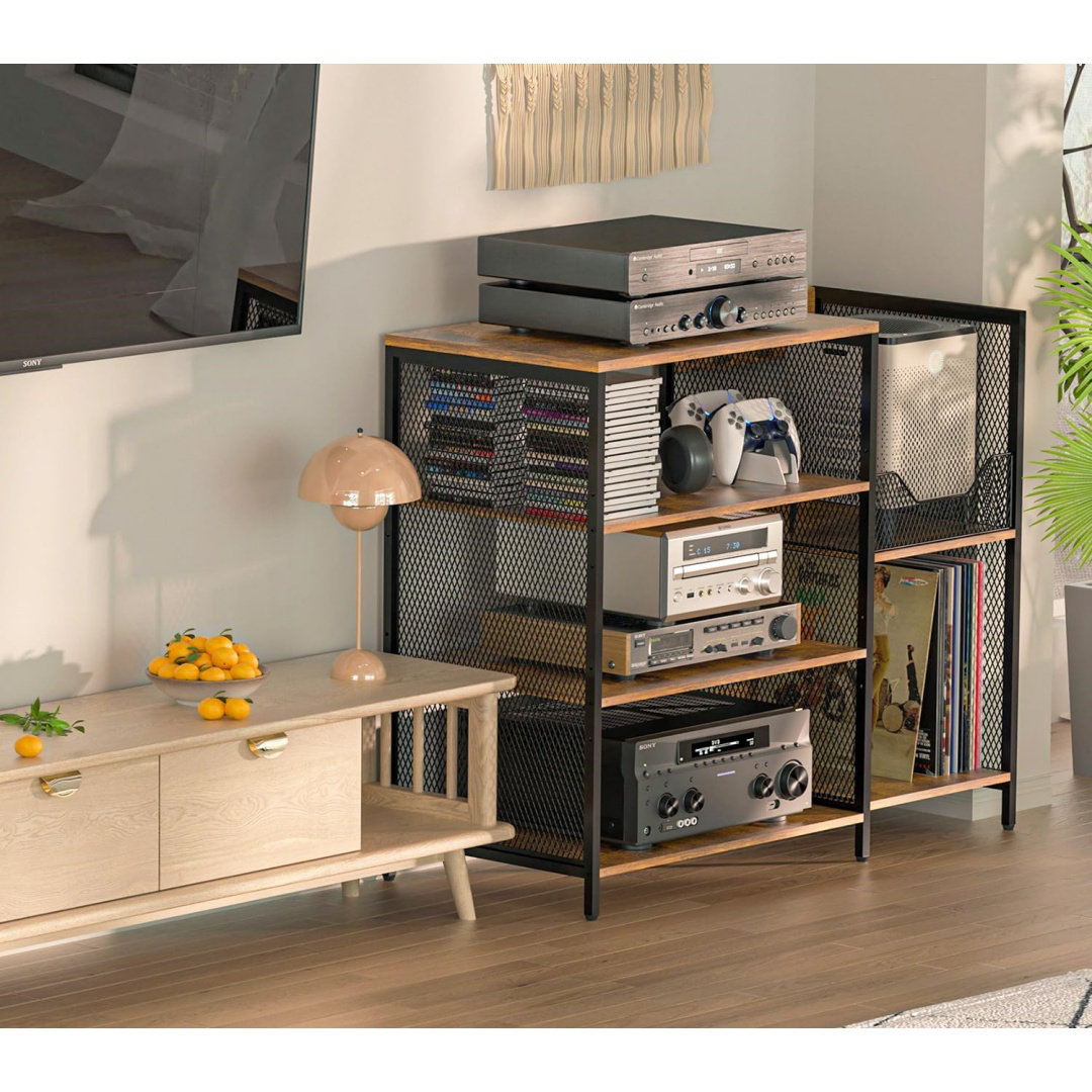 17 Stories Large Professional Record Player Stand Table With Record ...