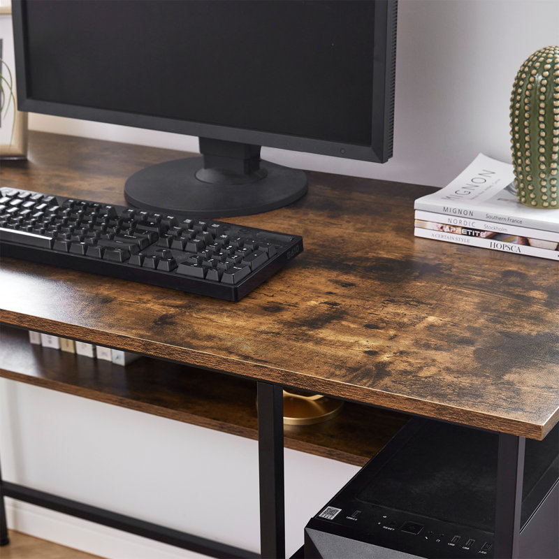 DormCo Suprima® Darkwood Computer Tower Storage Desk | Wayfair