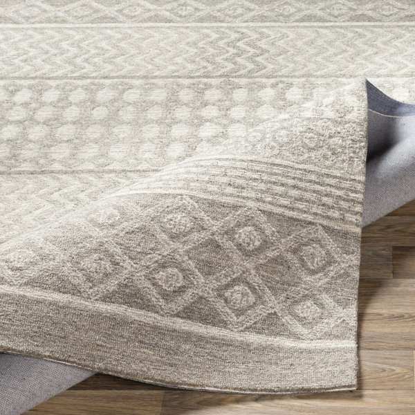 Steelside™ Abdera Wool Geometric Rug & Reviews | Wayfair