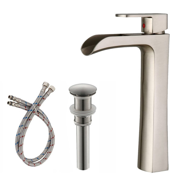 Senlesen Vessel Sink Faucet Single-handle Bathroom Faucet with Drain ...