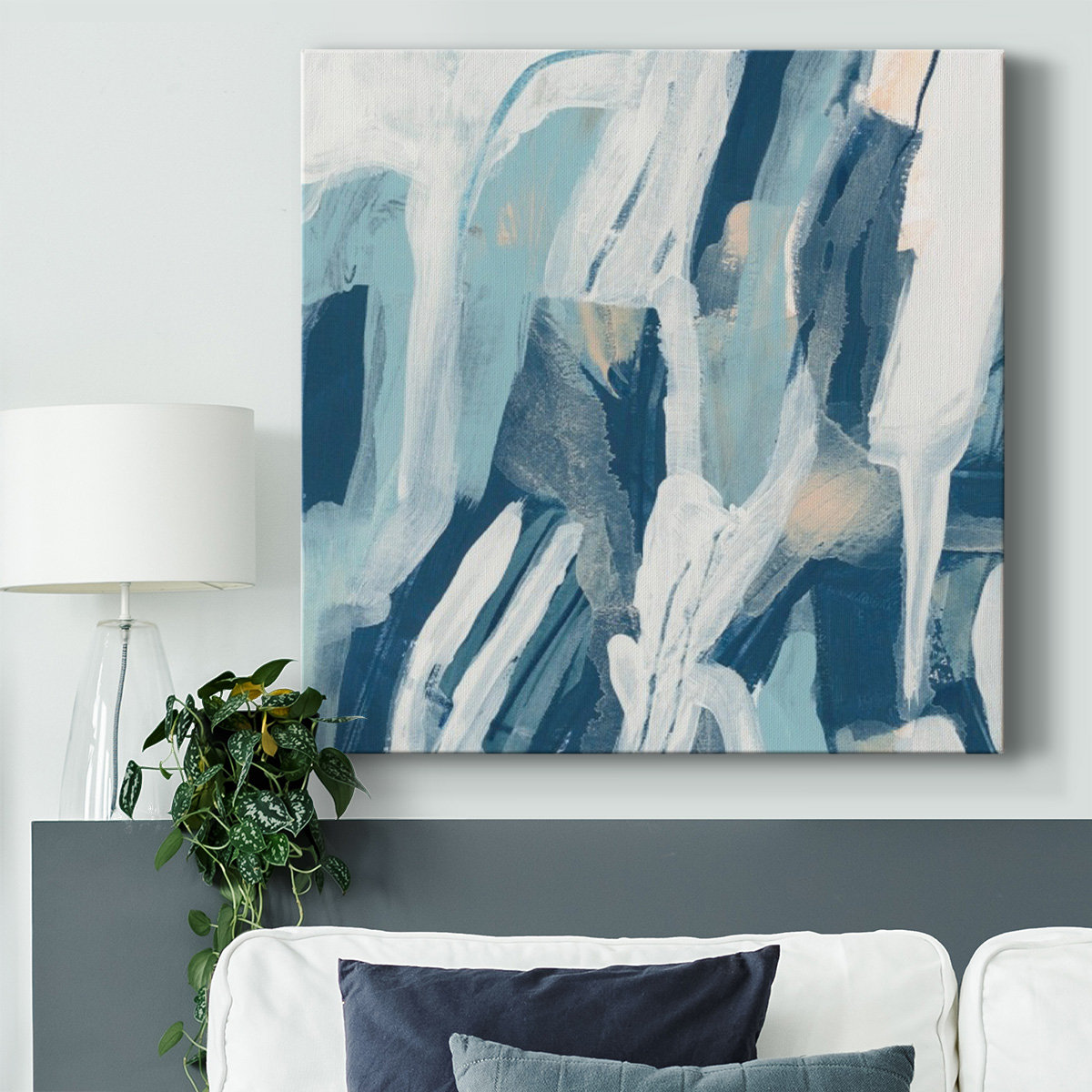 Wrought Studio™ Interlocking Melody VI-Gallery Wrapped Canvas | Wayfair