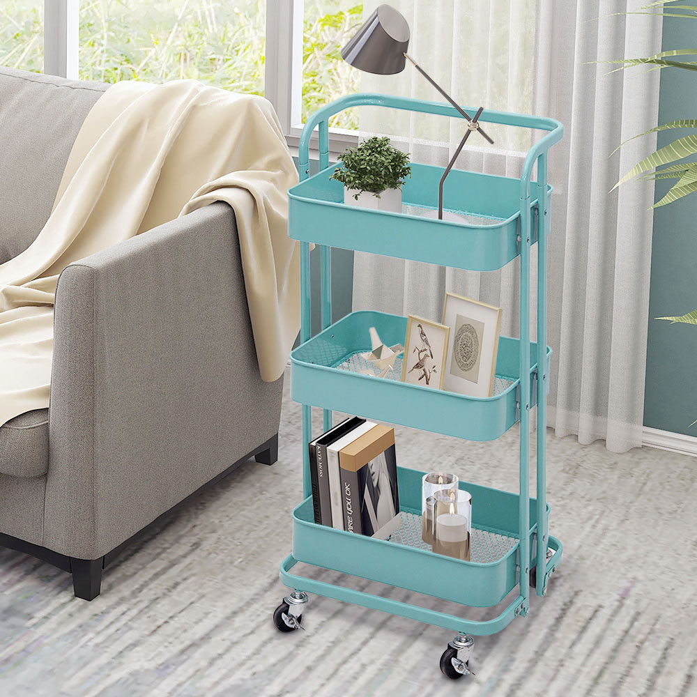 Inbox Zero Rolling Bar Cart & Reviews | Wayfair