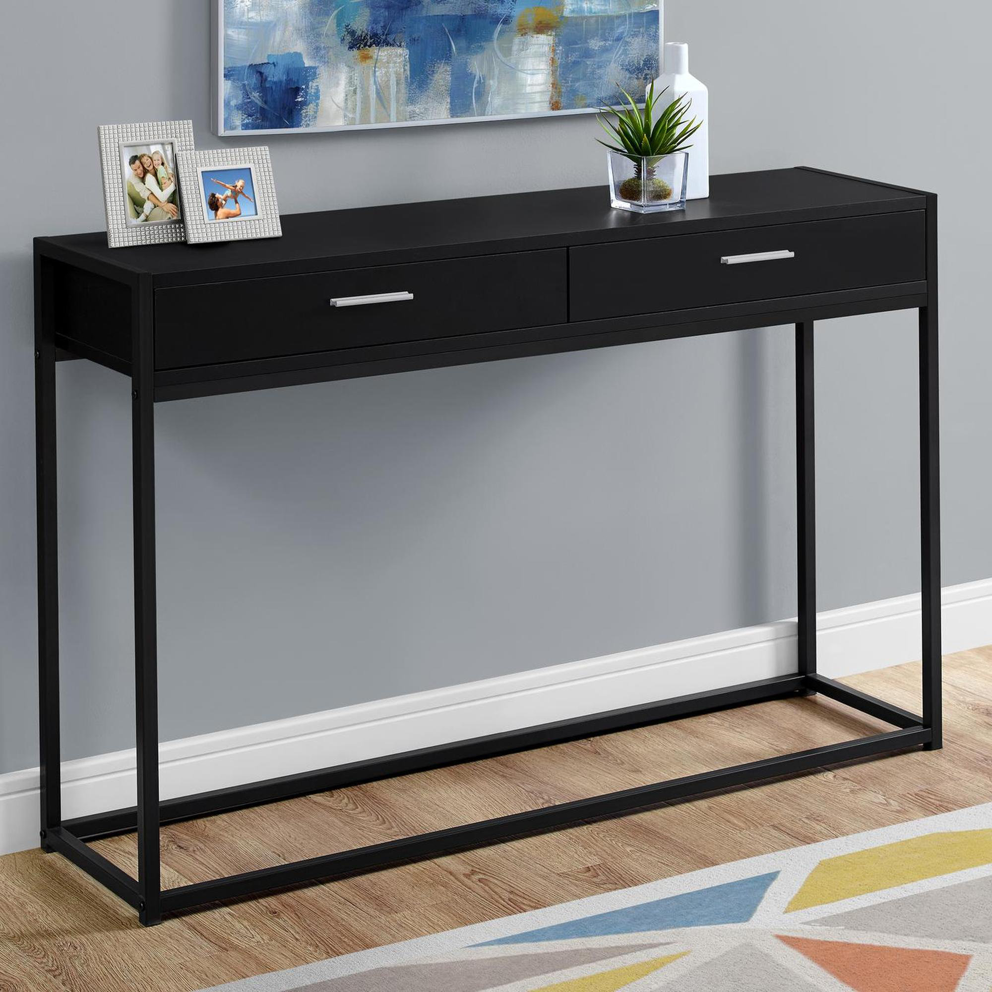 Latitude Run® Narrow console with metal frame - Wayfair Canada