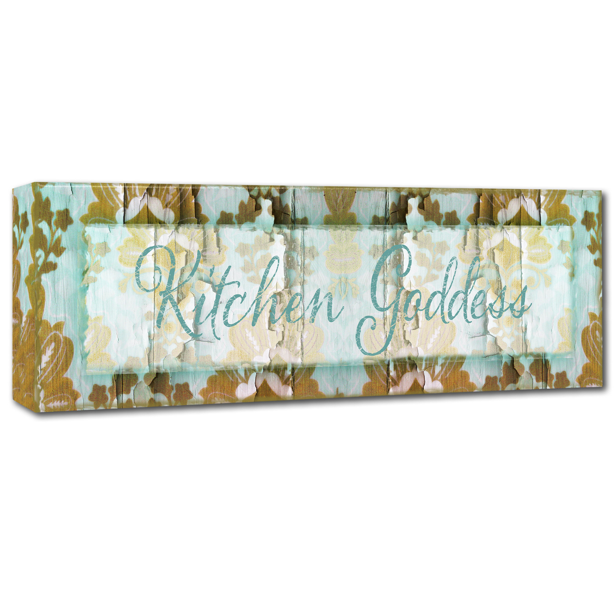 Trademark Fine Art 'Kitchen Goddess' by Color Bakery Textual Art on ...