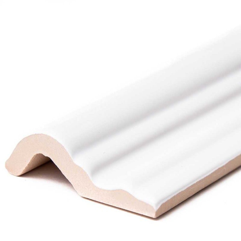 The Tile Life Fresno 6" x 2" Glossy Ceramic Chair Rail & Reviews | Wayfair