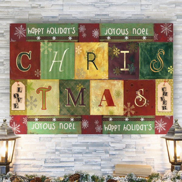 The Holiday Aisle® " Chrismas Blocks II " by Parvez Taj - Wayfair Canada