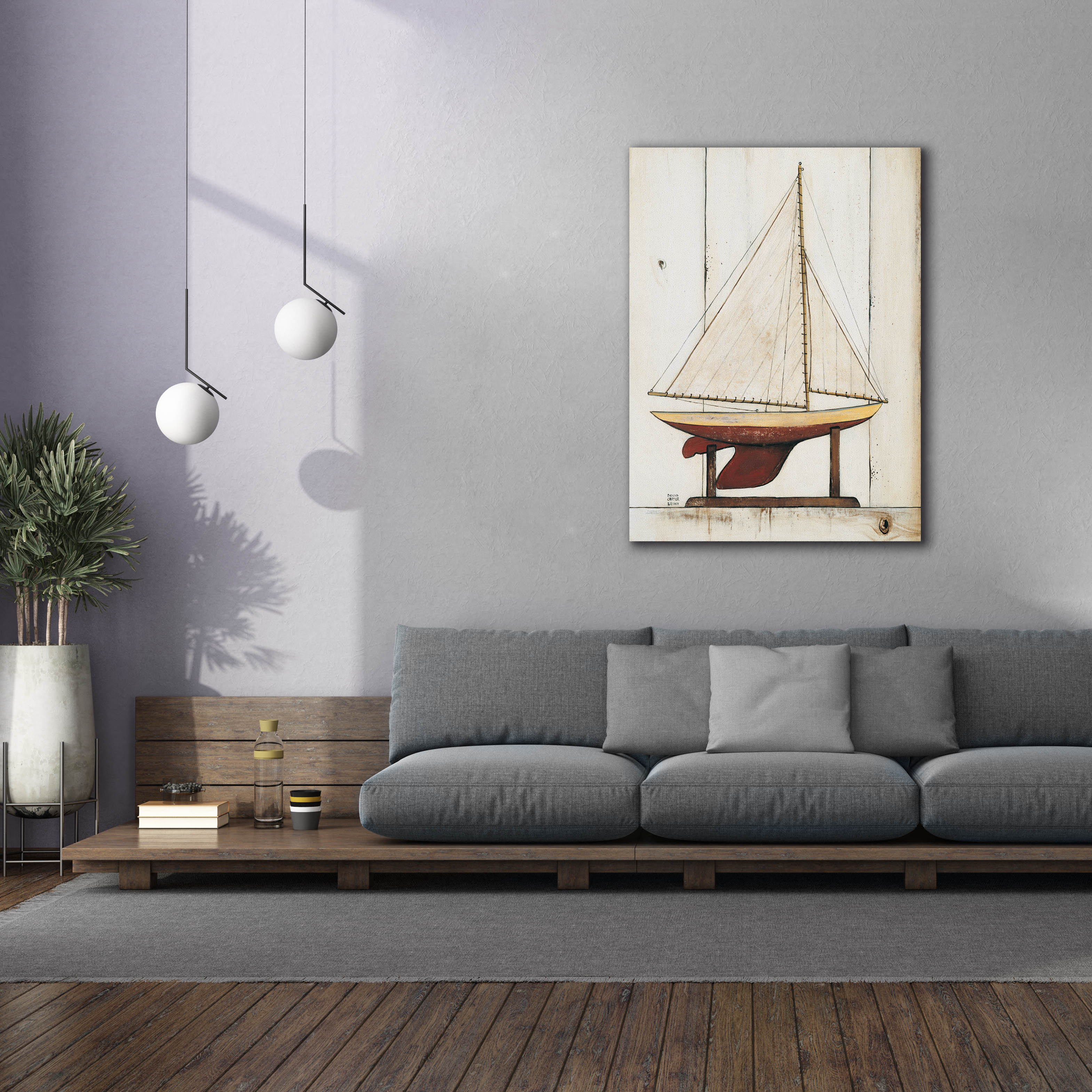 Breakwater Bay 'Racer 2' by David Carter Brown Canvas Wall Art | Wayfair