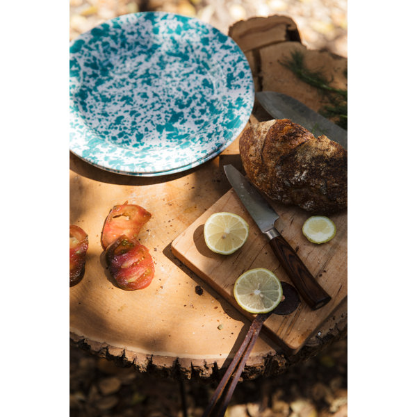 Crow Canyon Home Crow Canyon Enamelware Splatter Dinner Plates | Wayfair