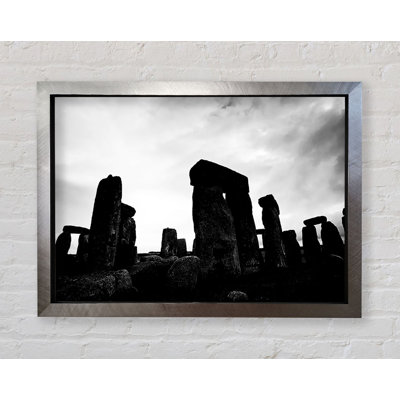 Bright Star Stonehenge B N W - Single Picture Frame Art Prints ...