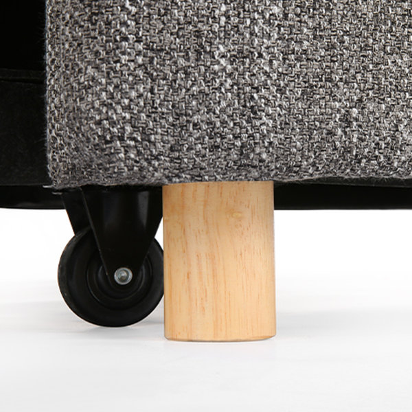 Ebern Designs Adda 71" 4-in-1 Convertible Sleeper Chair Bed, Linen Sofa ...