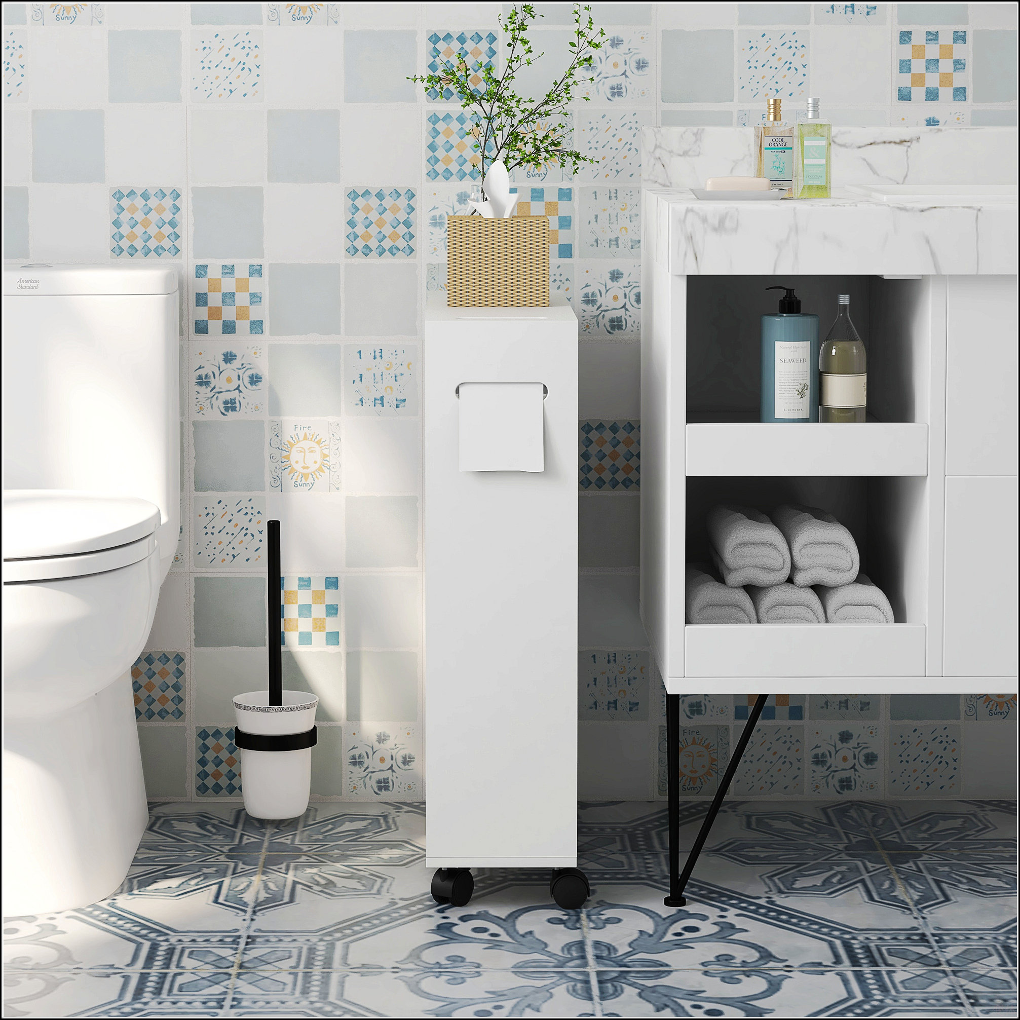 Winston Porter Toilet Paper Cabinet - Wayfair Canada