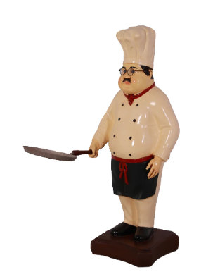 Bloomsbury Market Asten Pizza Chef Small Statue | Wayfair