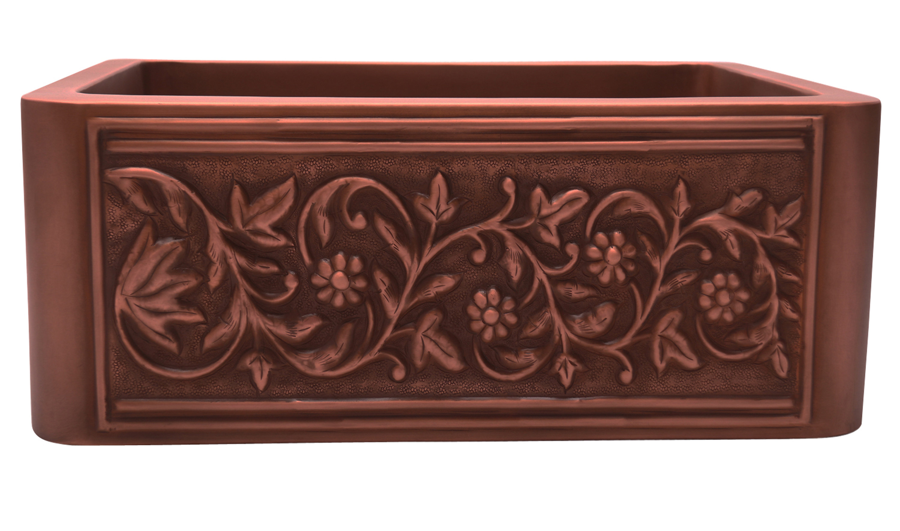 Barclay Cilantro 30'' L Single Bowl Copper Kitchen Sink | Wayfair