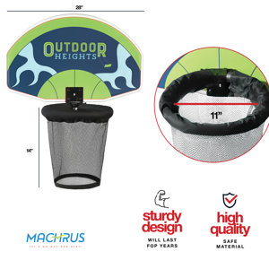 Upper Bounce 10'x17' Rectangle Trampoline Set w/ Top-Ring Enclosure ...