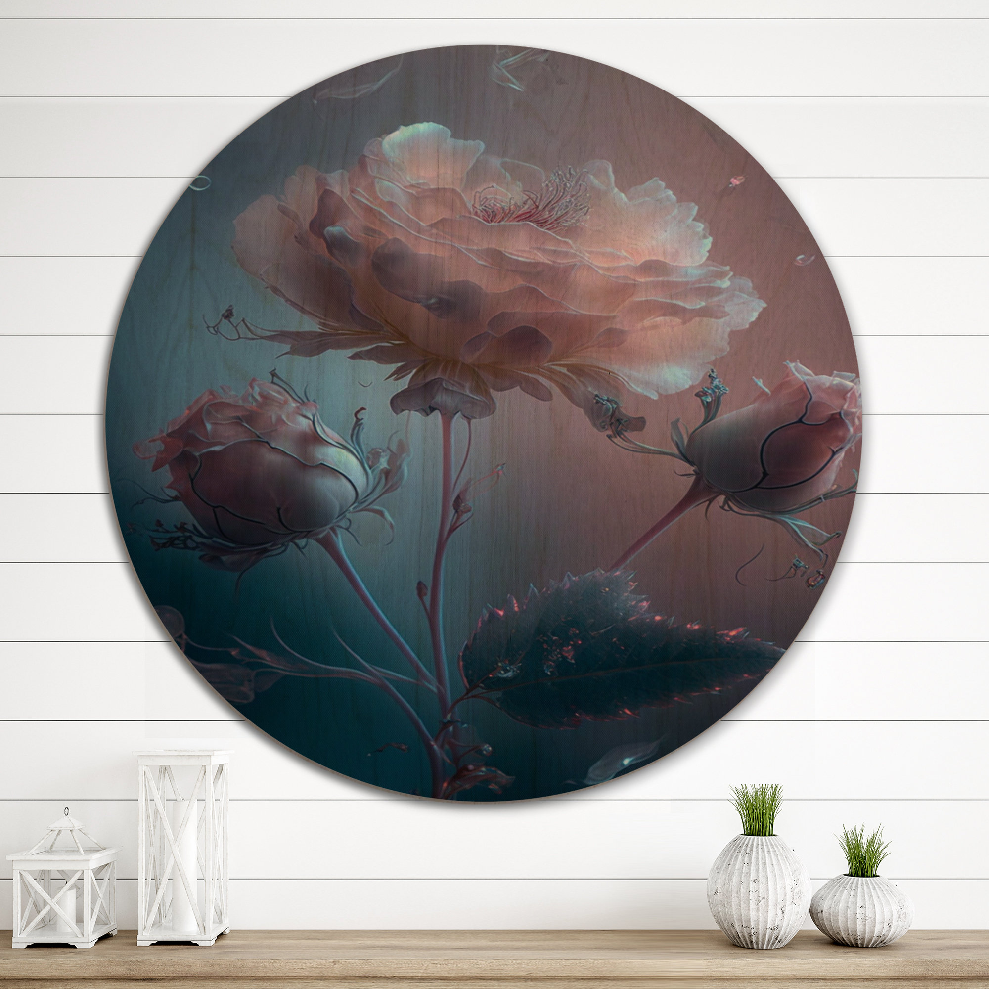 Red Barrel Studio® Ethereal Soft Blossoming Pink Rose I - Floral Rose ...