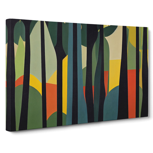 Metro Lane Epic Abstract Forest - Wrapped Canvas Painting | Wayfair.co.uk