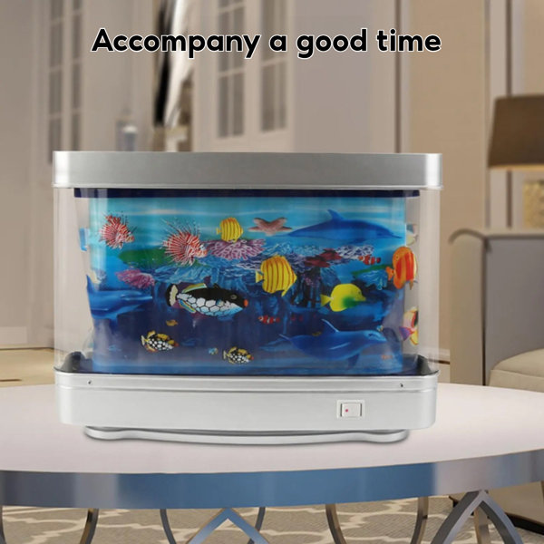 Tucker Murphy Pet™ Moving Artificial Aquarium Fake Fish Tank Mini ...