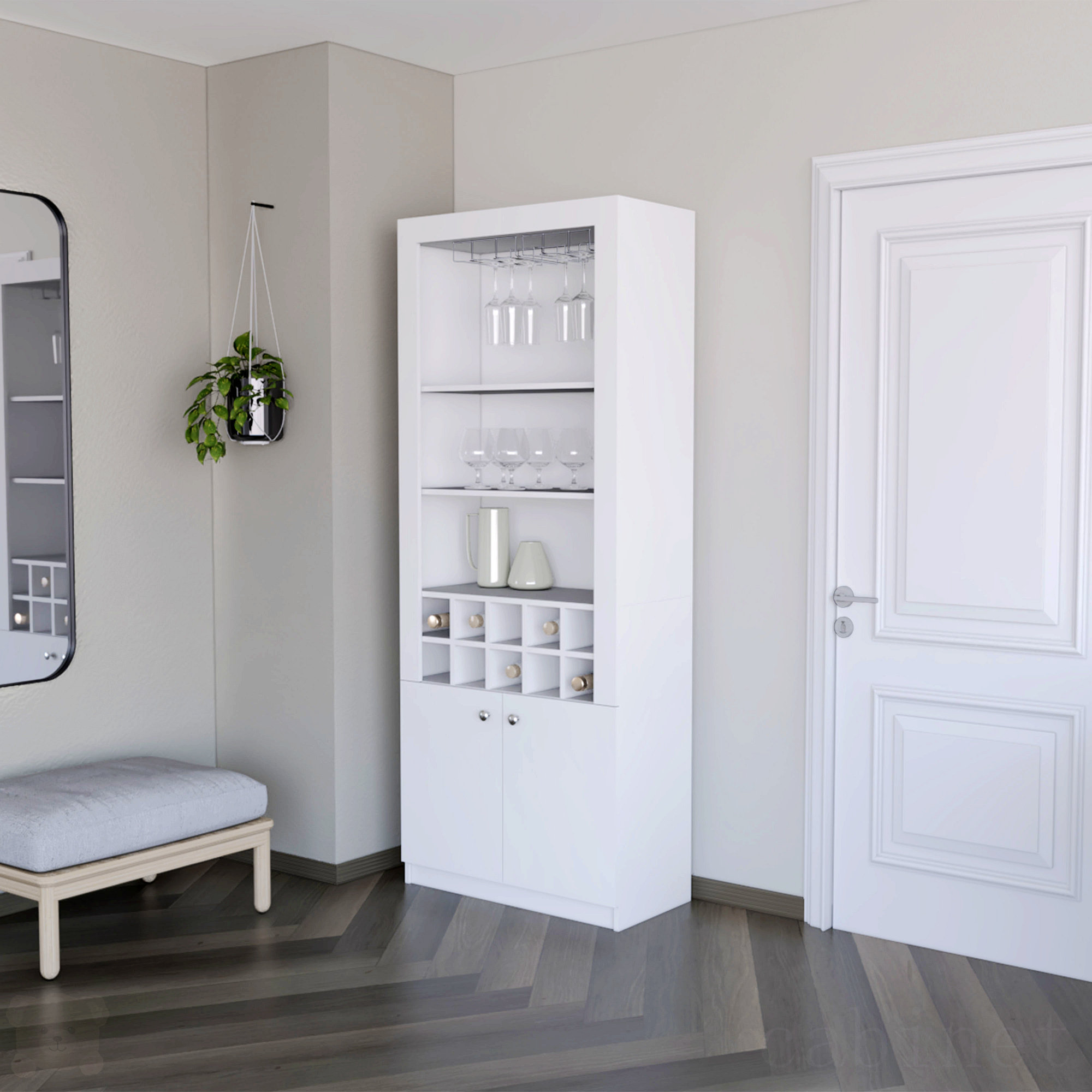 Latitude Run® Clover Bar Cabinet | Wayfair