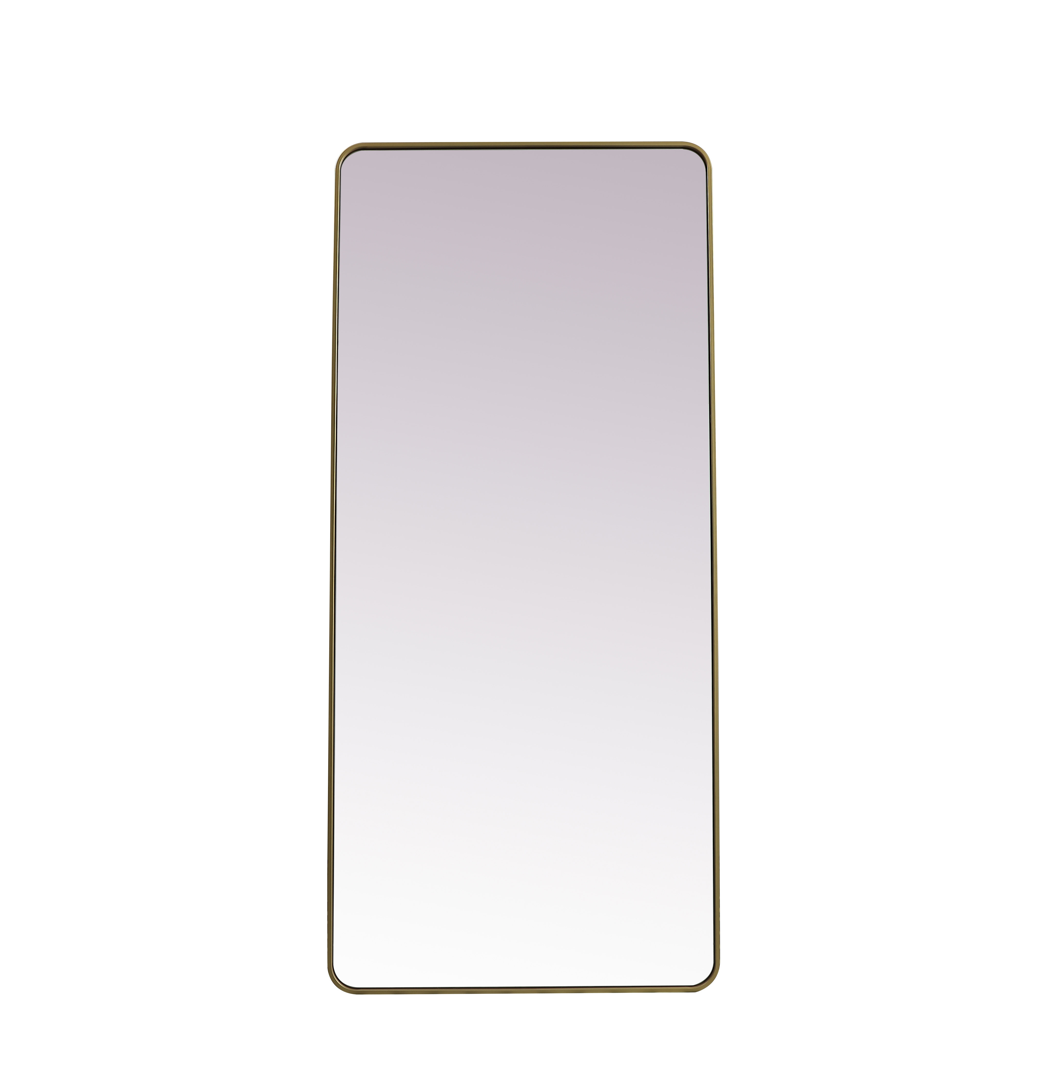RE/FINE™ Sabine Metal Rounded Rectangle Floor Mirror & Reviews | Joss ...