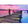 House of Hampton Painted Purple Sunset Dock | Wayfair.co.uk