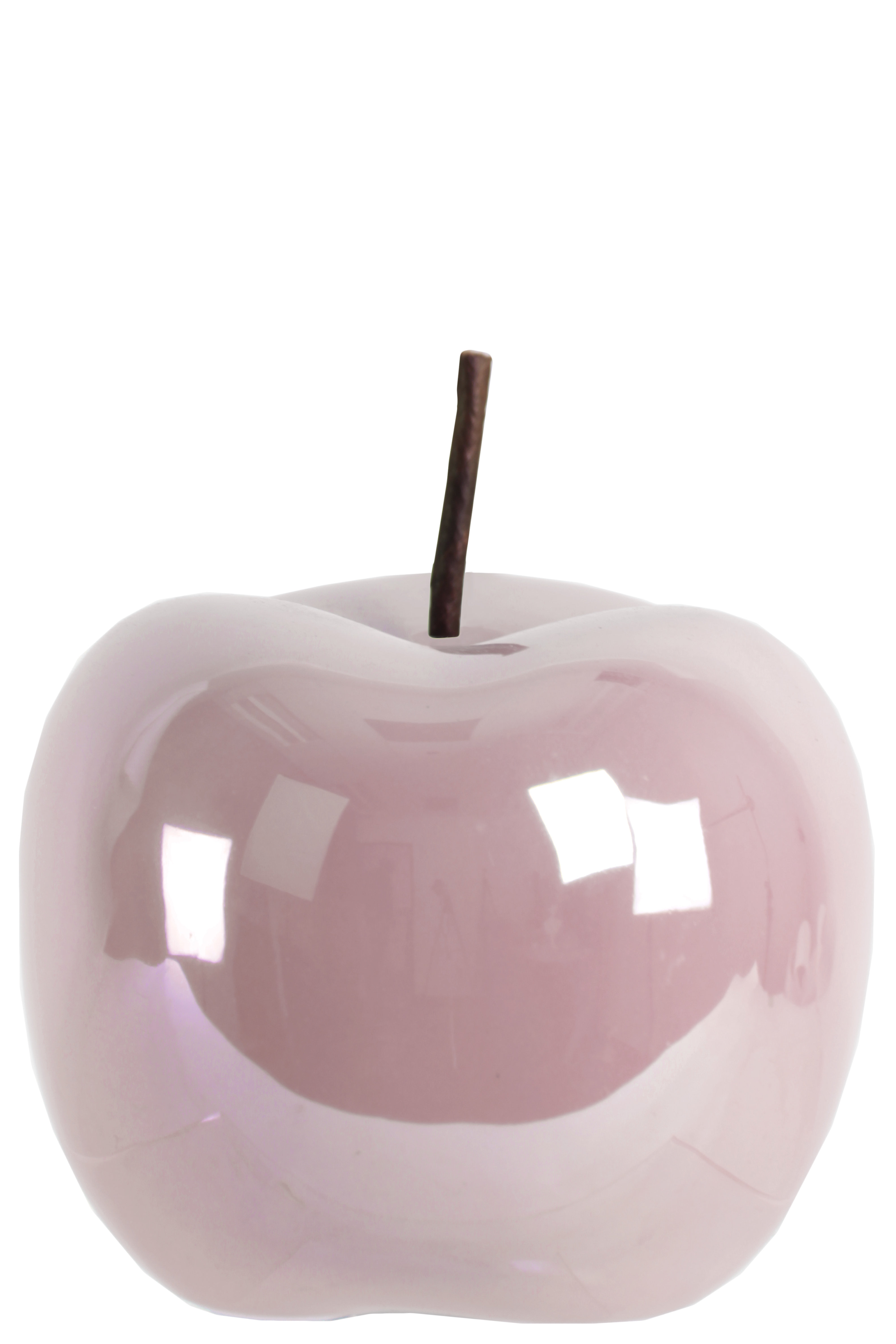 Wrought Studio™ Ceramic Apple Figurine SM Pearlescent ..4.75"x4.75"x4 ...