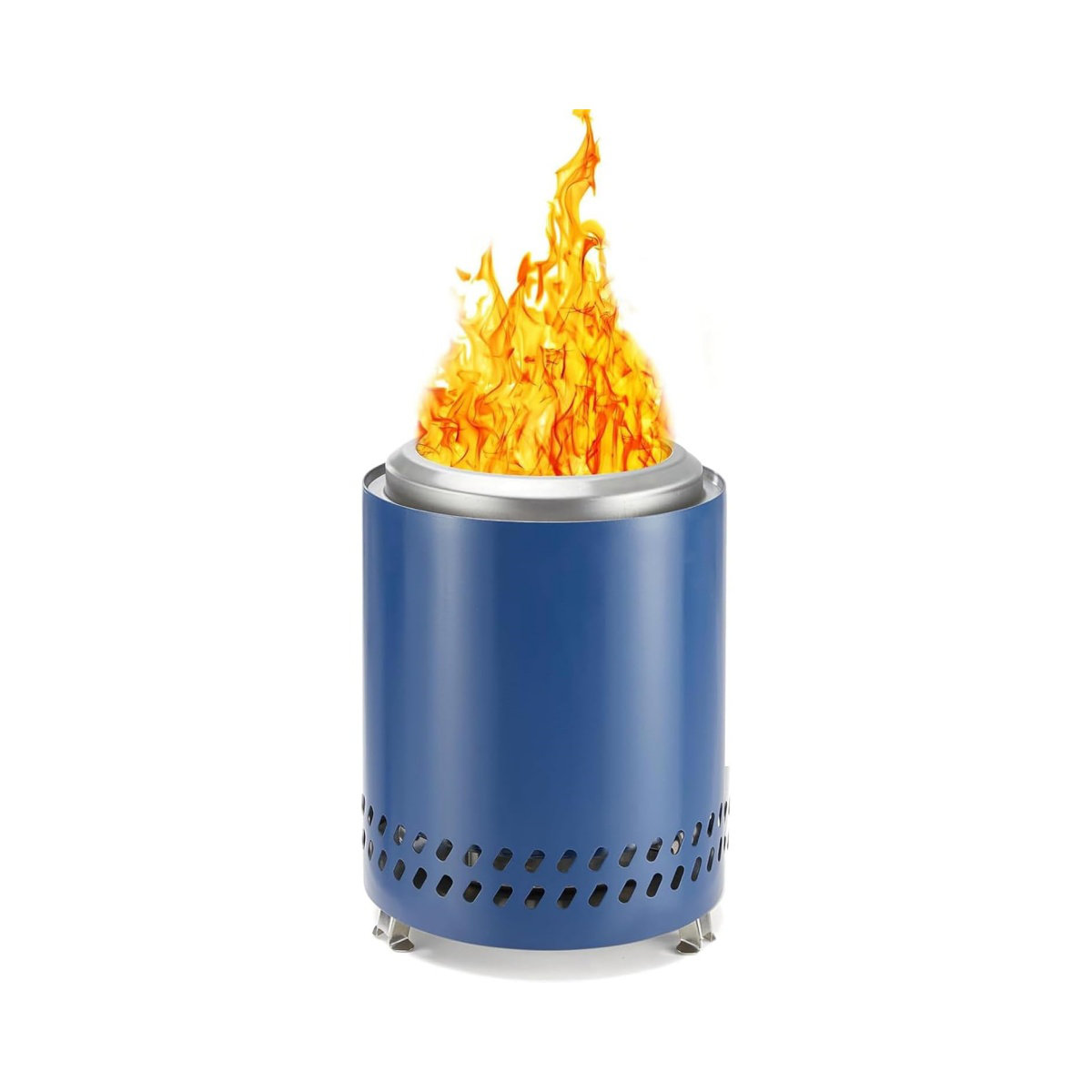 HOMEWELL 7-Inch Smokeless Tabletop Fire Pit Stainless Steel Firepit For ...