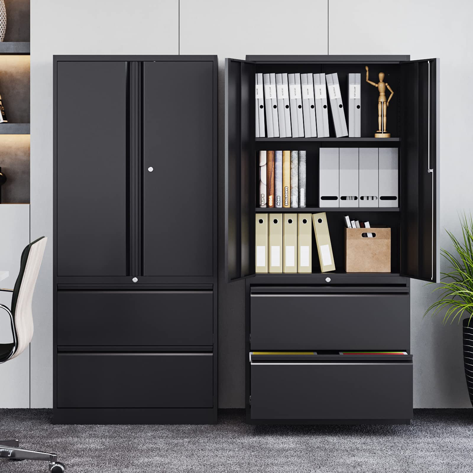 Inbox Zero Kelila 2-Drawer Vertical Filing Cabinet & Reviews - Wayfair ...