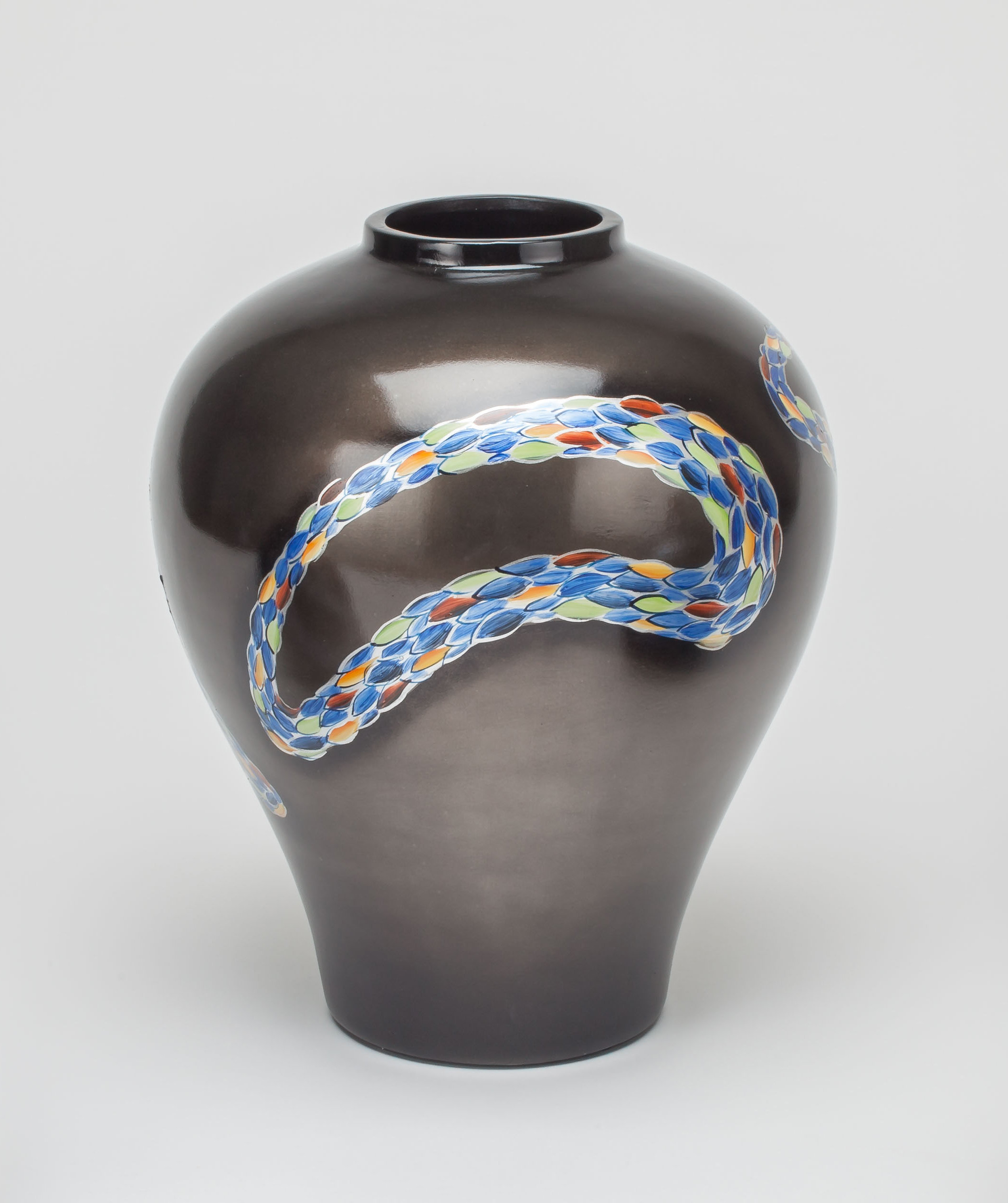 Artmax Titanium Gray/Blue/Red/Green 14.5" Porcelain China Table Vase ...