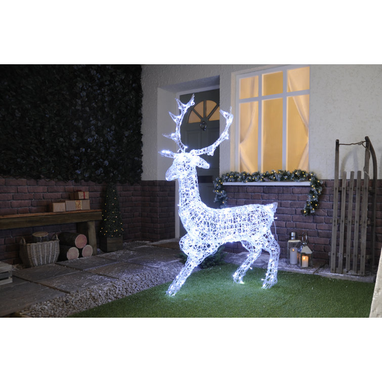 The Seasonal Aisle Stag Lighted Display | Wayfair.co.uk