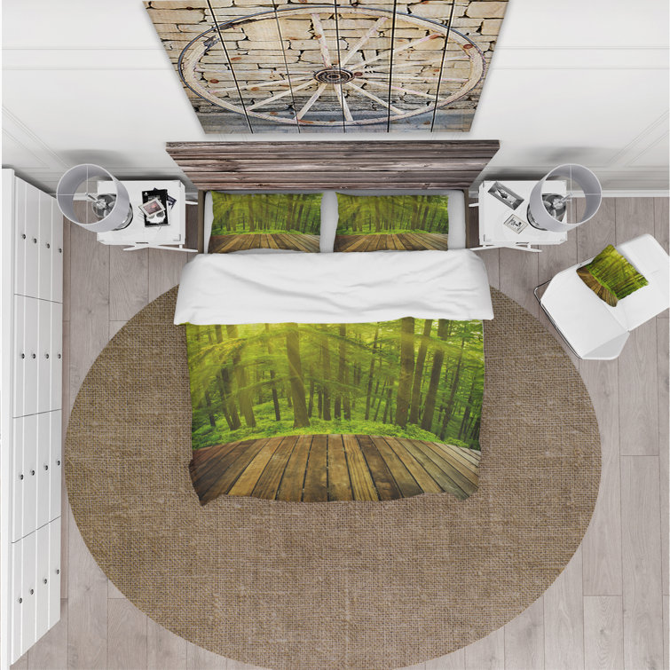 DesignArt Rustic Duvet Cover Set - Wayfair Canada
