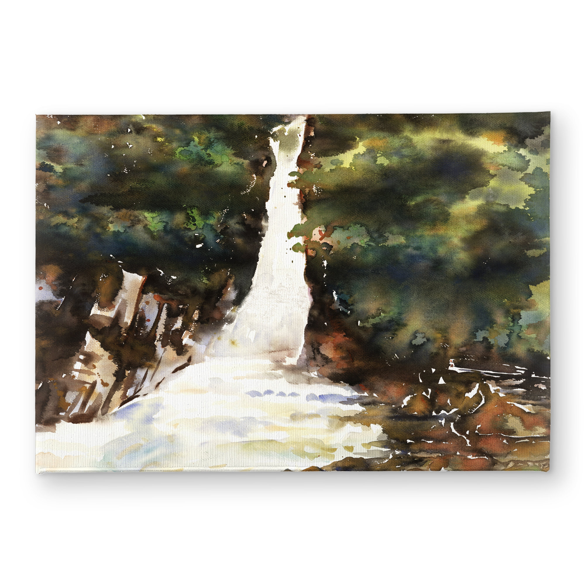 Begin Edition International Inc. Watercolor Waterfalls Door Mat ...