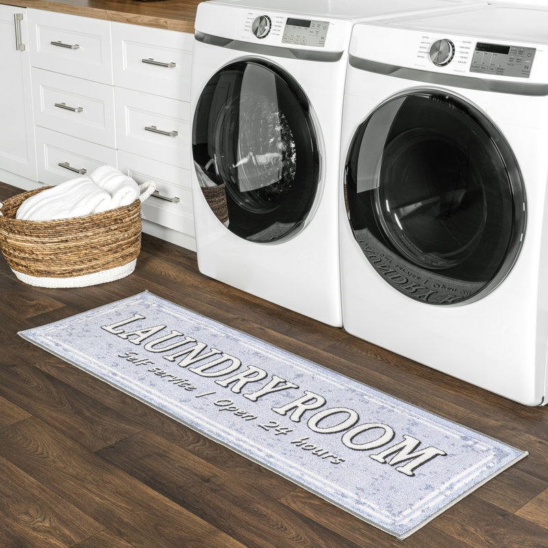 Trinx Graphic Machine Washable Laundry Mat & Reviews | Wayfair